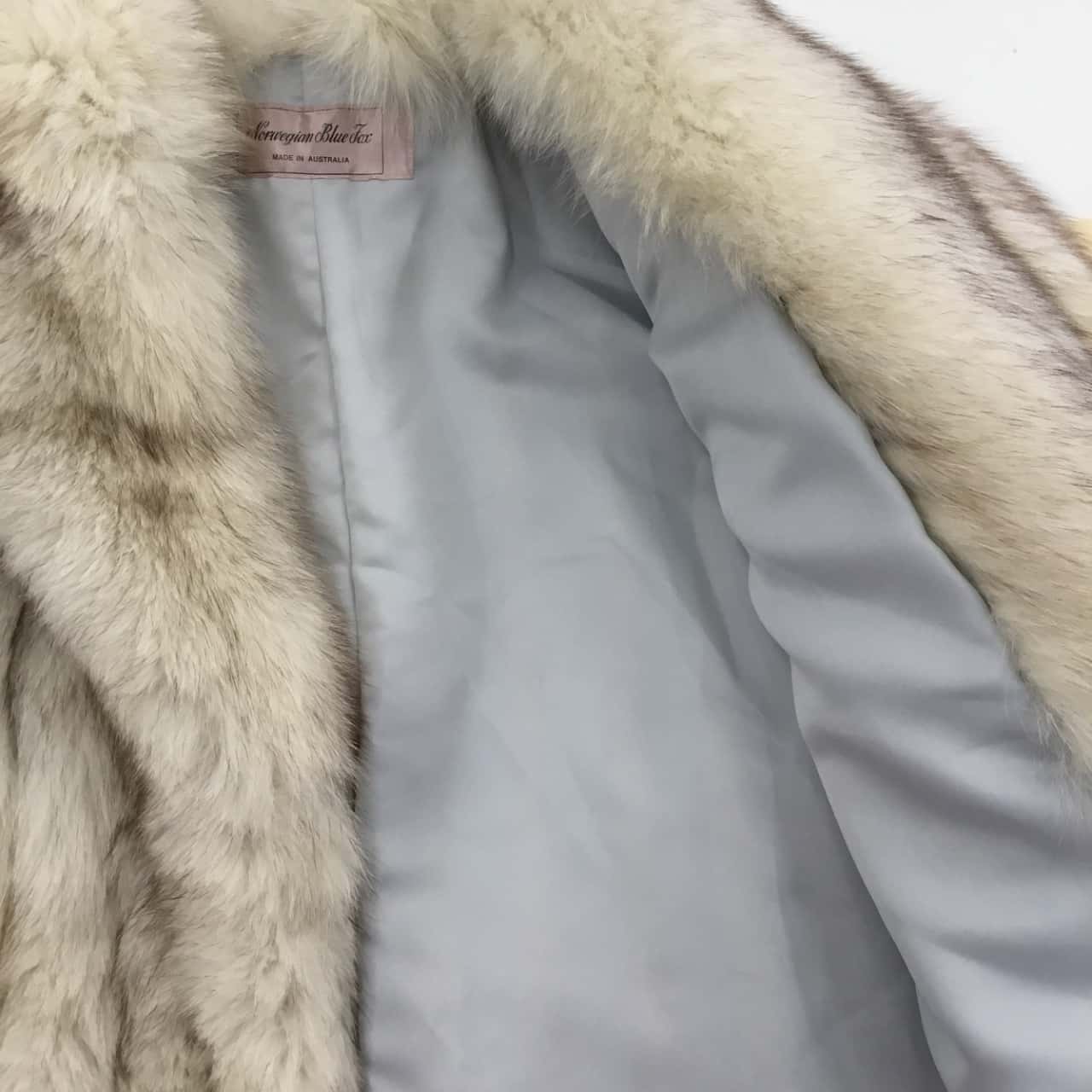 Womens Size M Fur Beige / Cream
