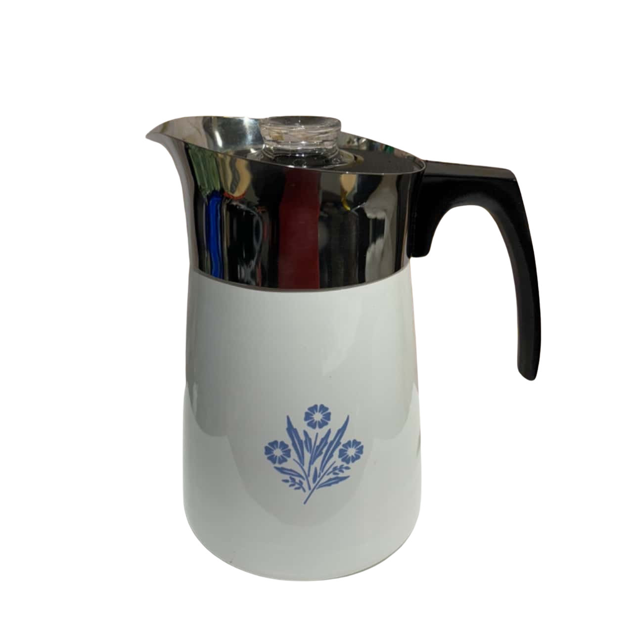 Corning ware 6 Cup Coffee Pot P-146 Vintage Look Percolator W/ Glass ...