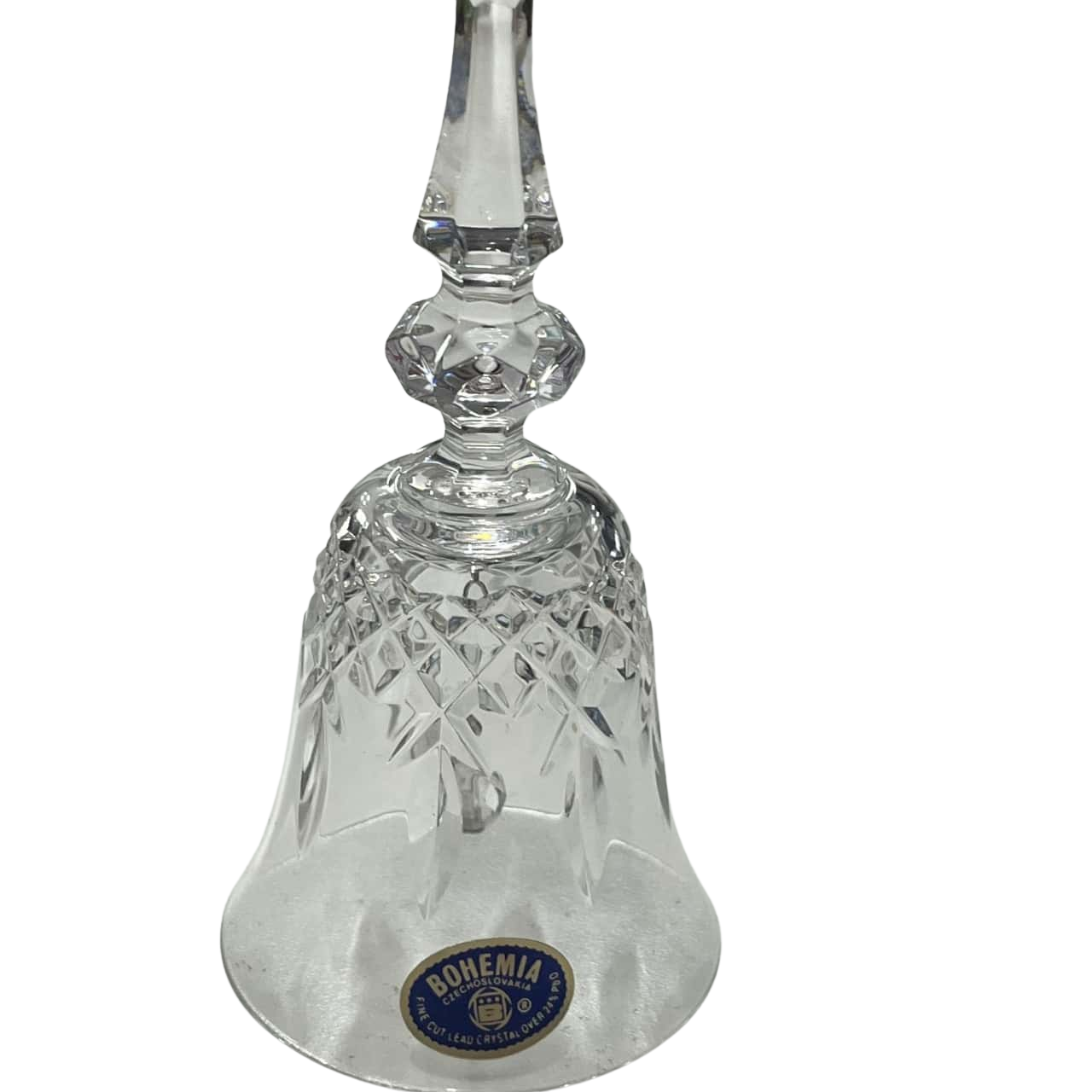 Vintage Bohemia Crystal Bell NEW in Box
