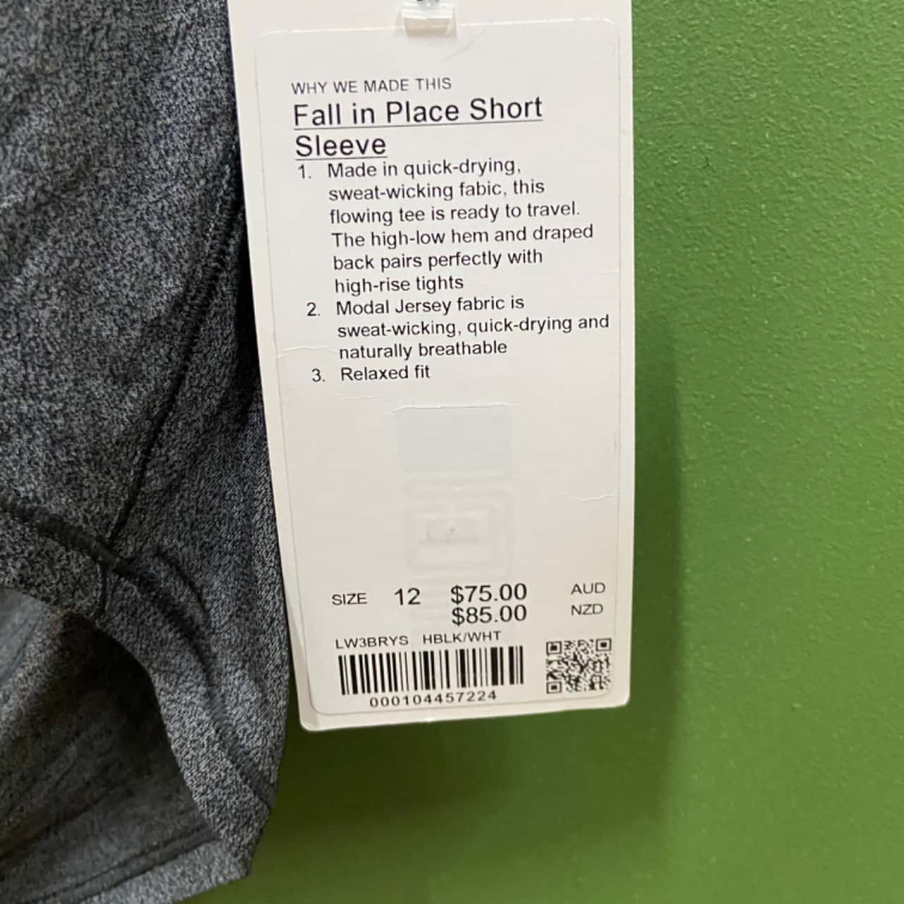 Lululemon, Fall in Place, Short Sleeve(s)
