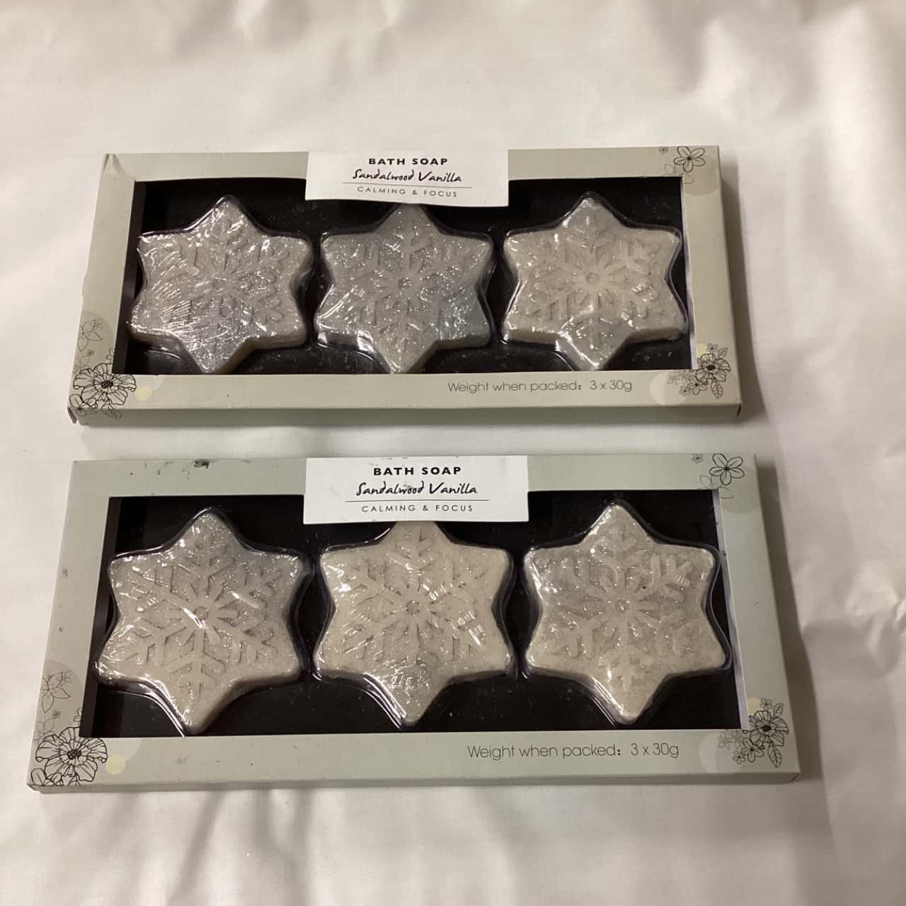 x2 Packs of Star Bath Soaps (s)