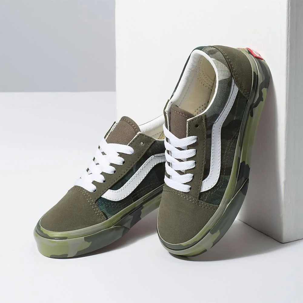 Vans Kids Size 4 Army style Shoes