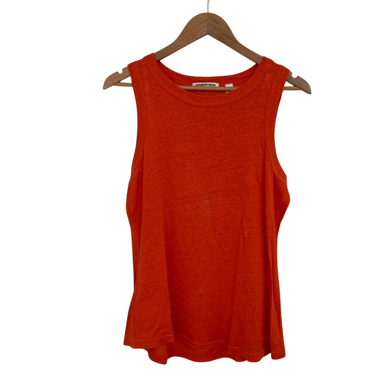 Country Road Small Linen Orange Singlet(s)
