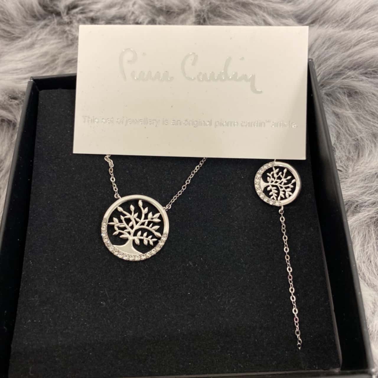 Pierre Cardin Tree of Life Necklace and Bracelet Set (s)
