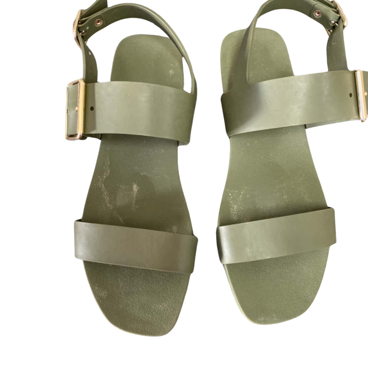 Bared Womens Size 39 Sandals Green (s)