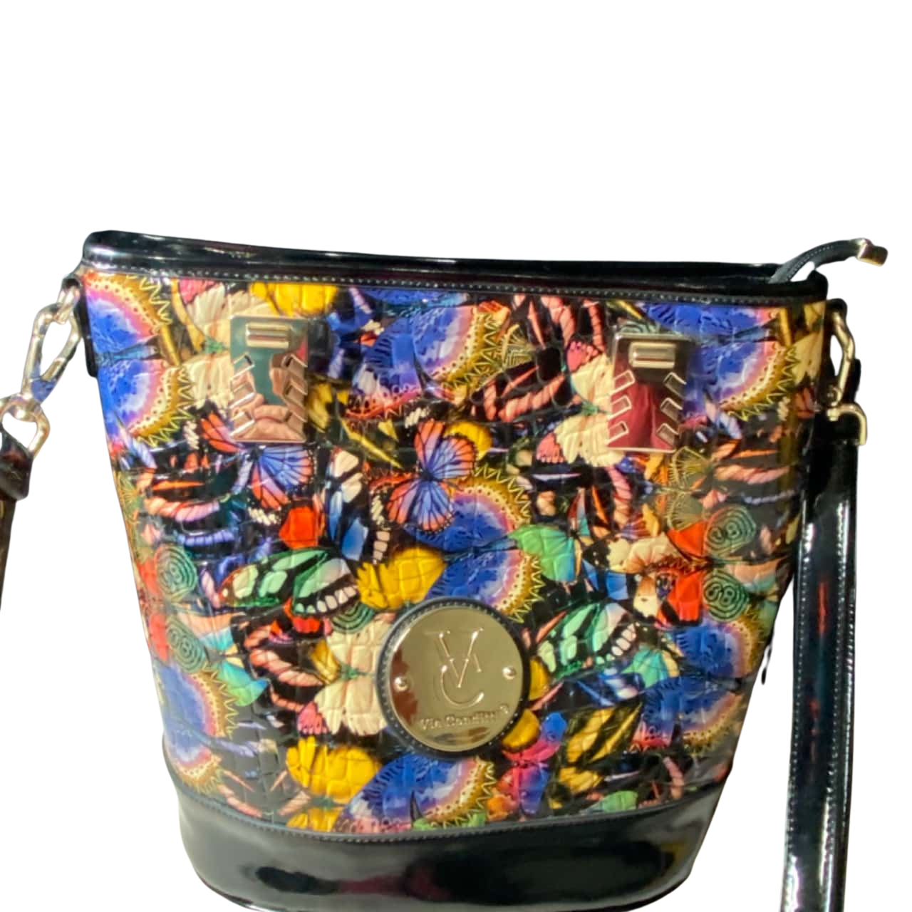 Via Conditti Patent Leather Multicoloured Handbag(s)