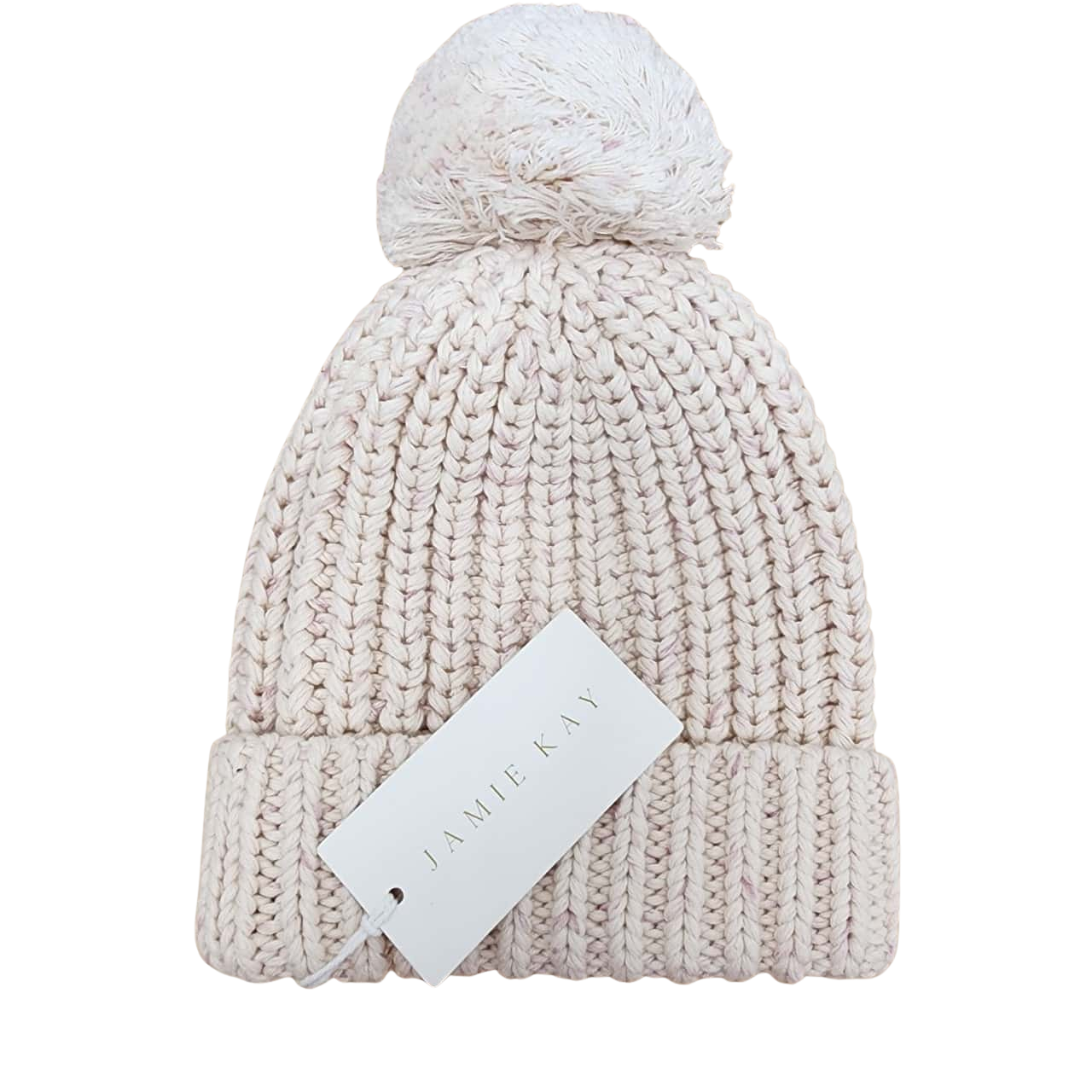 JAMIE KAY Kids 'Aurelie' Pale Pink Beanie Size 0-2Y