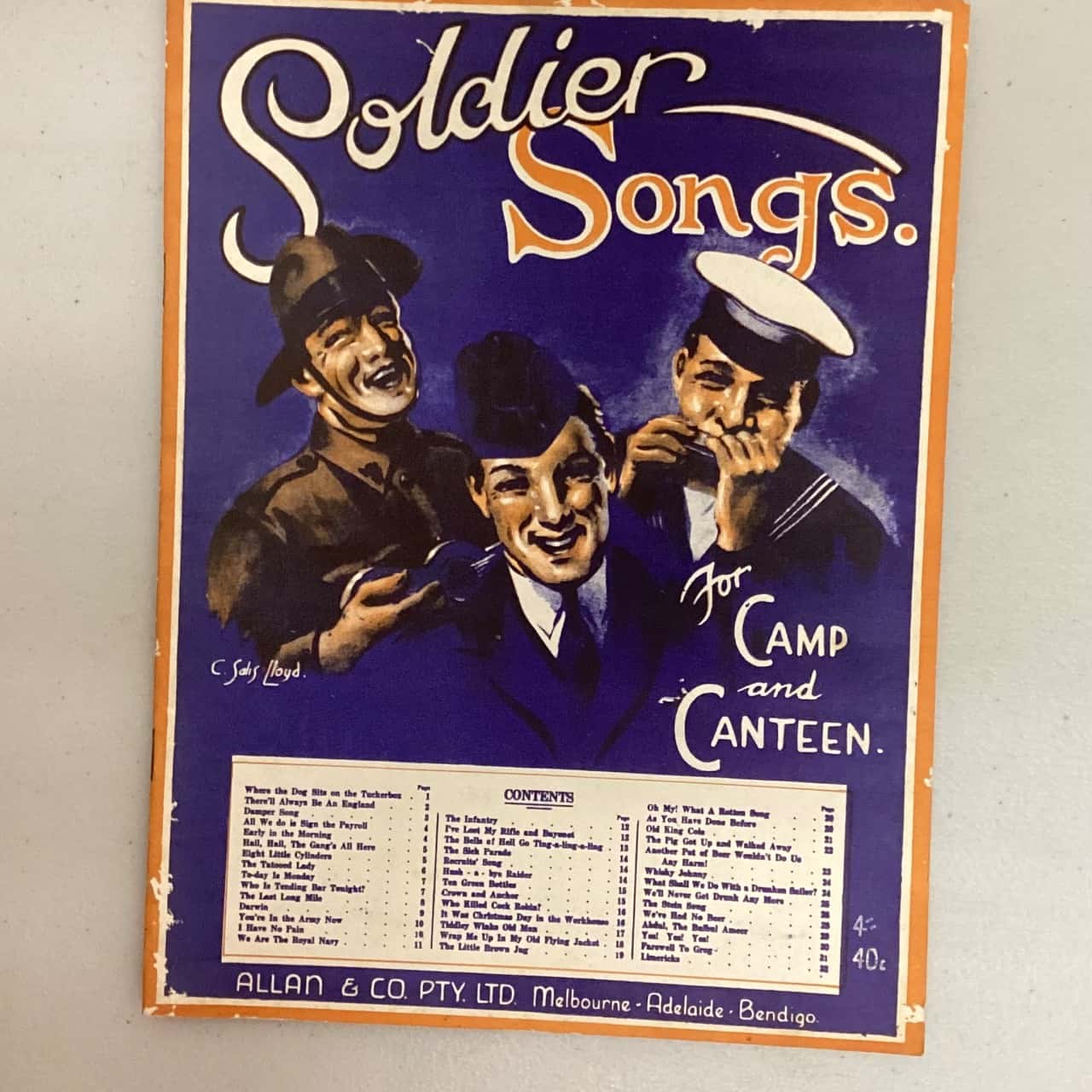 Soldier Songs for Camp and Canteen (1941)