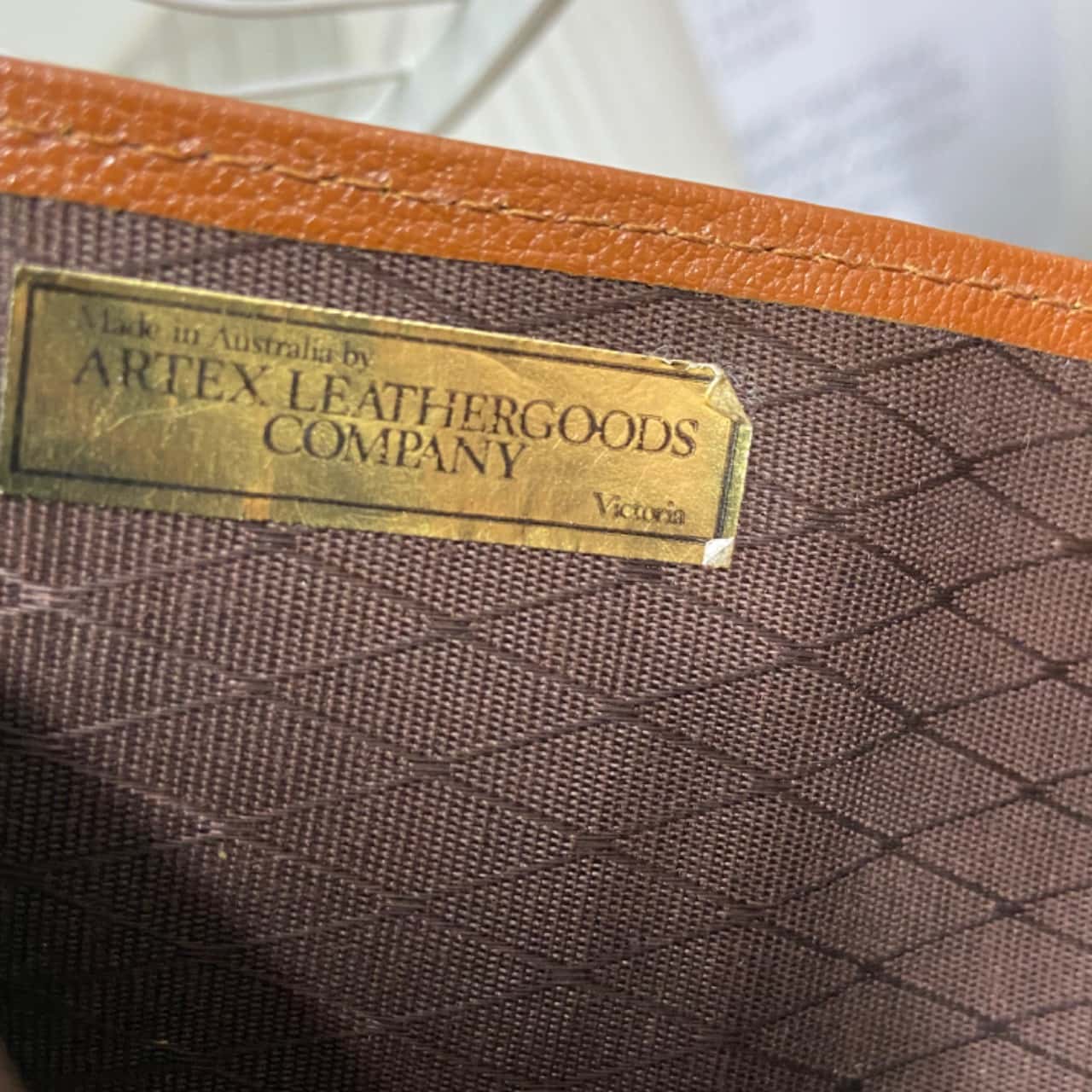 Artex Unisex Passport Cover Brown (s)
