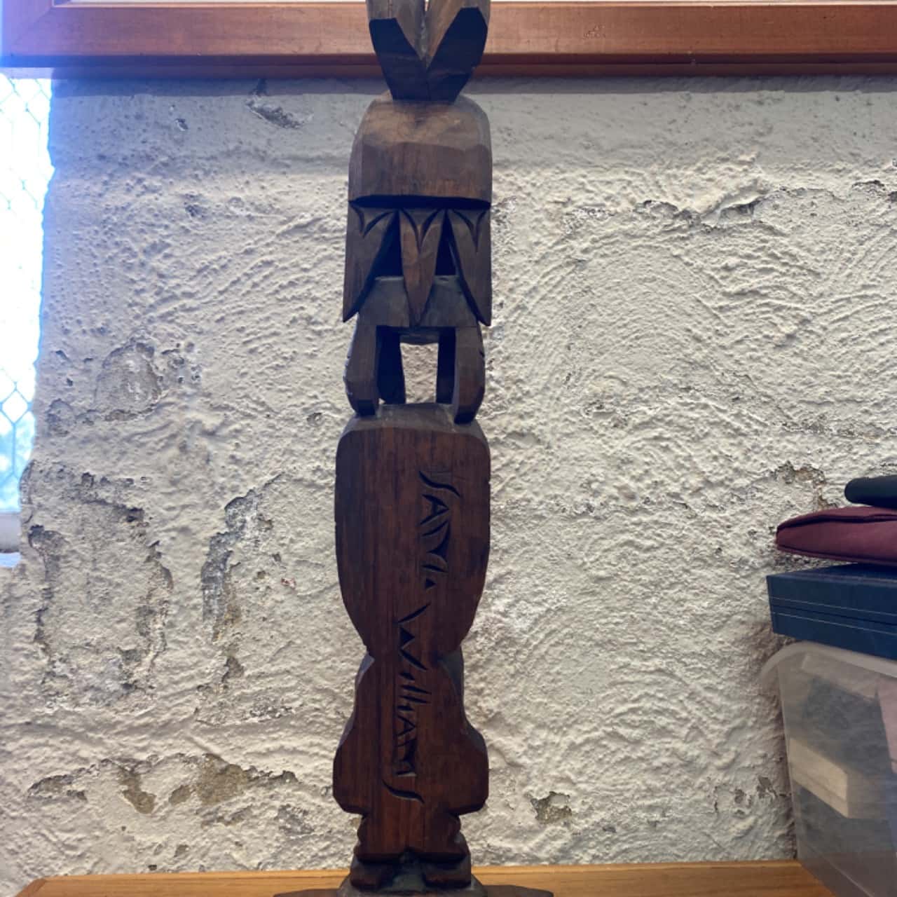 SAM WILLIAMS Native American Indian Art Carving