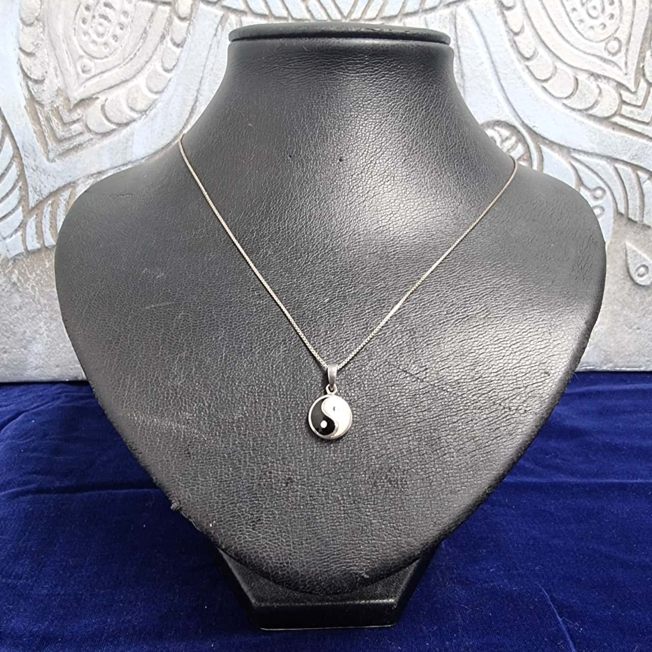 925 Stamped Ying Yang Pendant