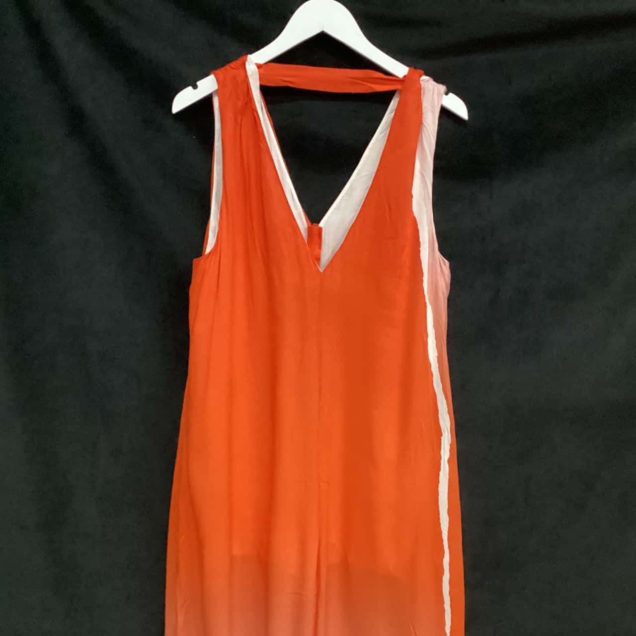 Sass & Bide Womens Size 12 Sleeveless Jumpsuit Orange