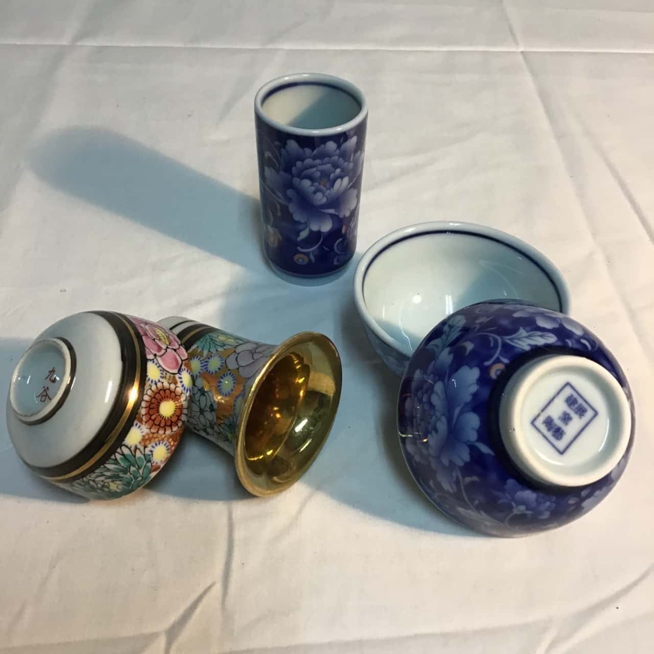 5 x Chinese Porcelain mine Cup’s