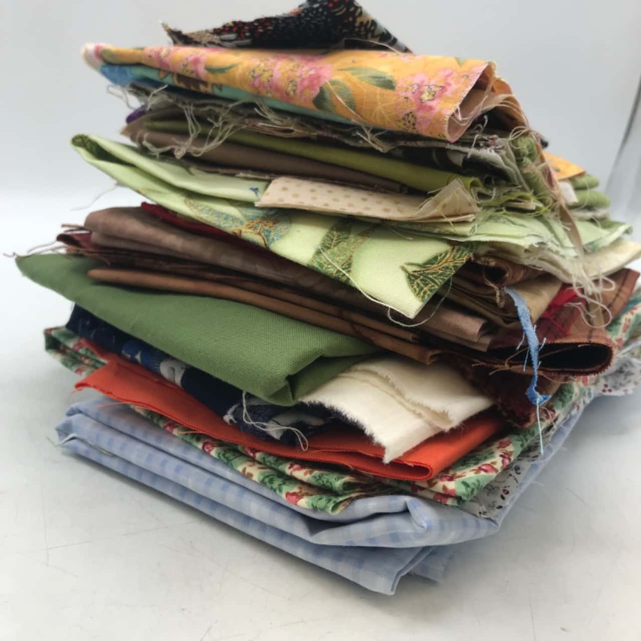 Assorted Fabrics / Different Sizes and Colours suitable for Patchwork(s)