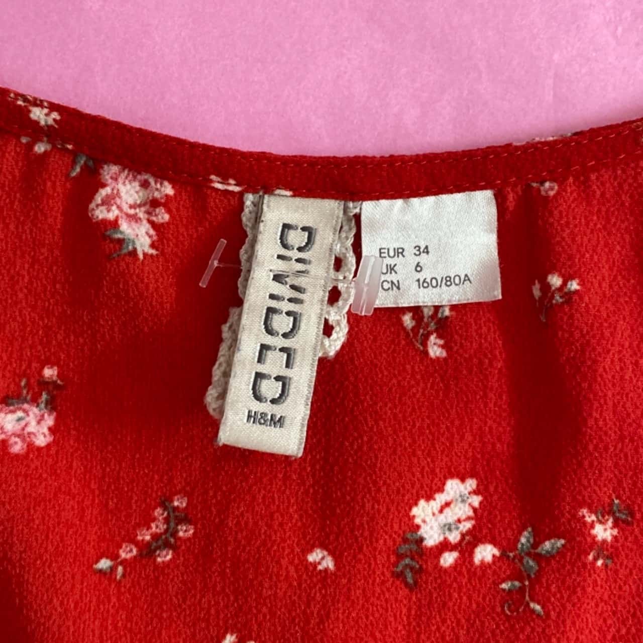 Divided H&M red dress(s)