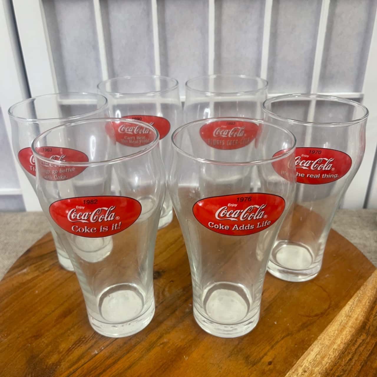 Coca Cola Collectable Set of 6 Cups