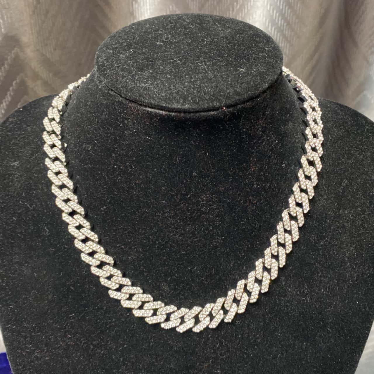Diamante & Silver Tone Chain Necklace(s)