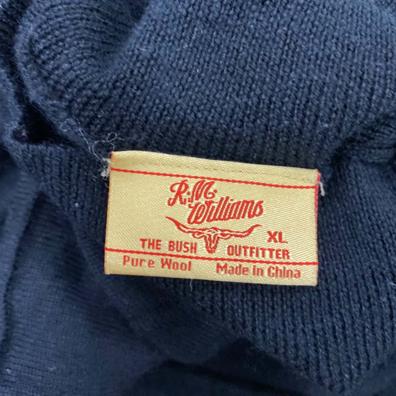 R.M. Williams Womens Size XL Jumpers Black / Pattern (s)