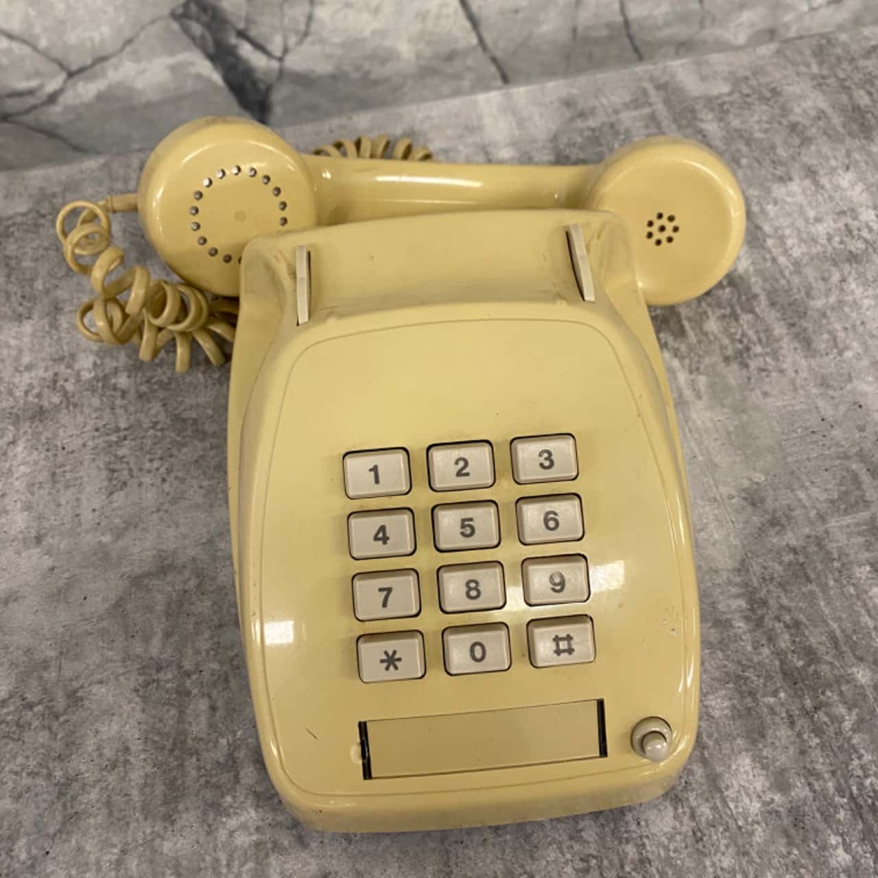 Vintage Australia Push Button Landline Telephone, Corded Vintage Phone ...