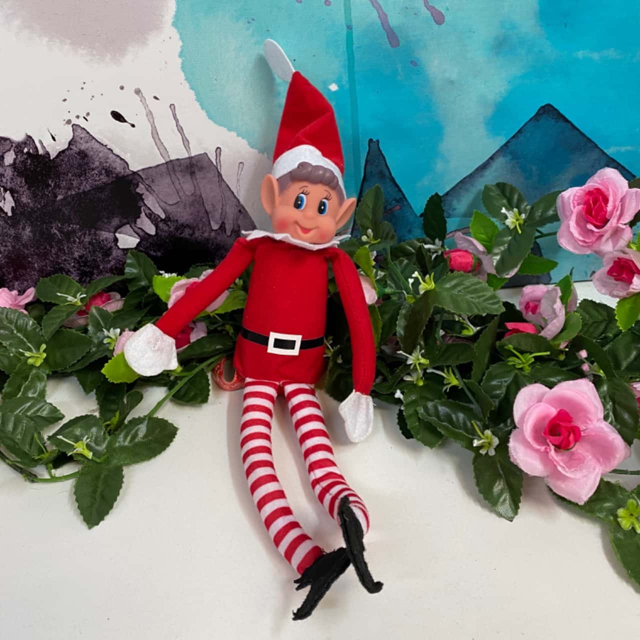 Elf on a shelf number 2- red male- please read description (s) - Used ...