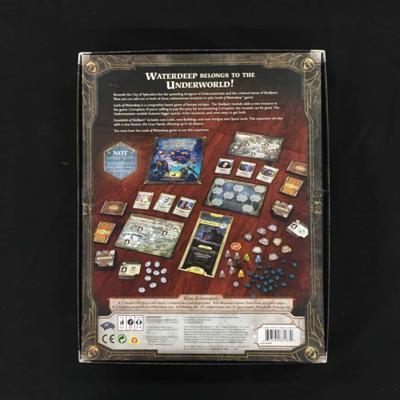 Dungeons & Dragons Lords of Waterdeep: Scoundrels of Skullport Board ...