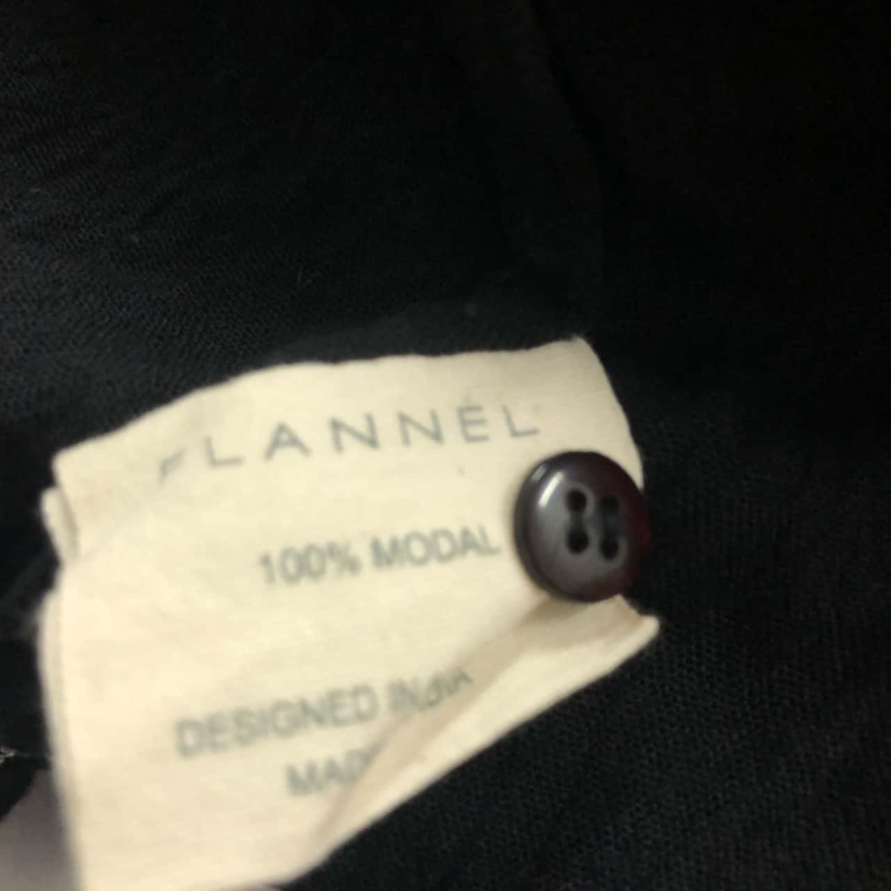 Flannel Size 1 Black tunic