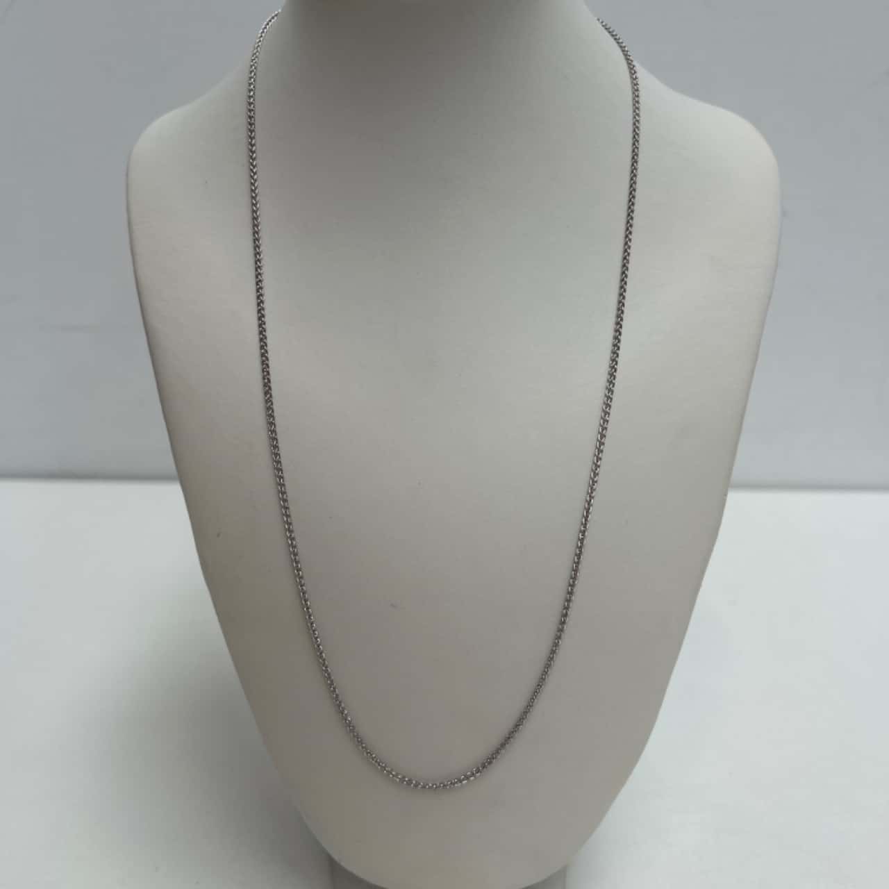 925 Adjustable Length Silver chain - 55cm Full length