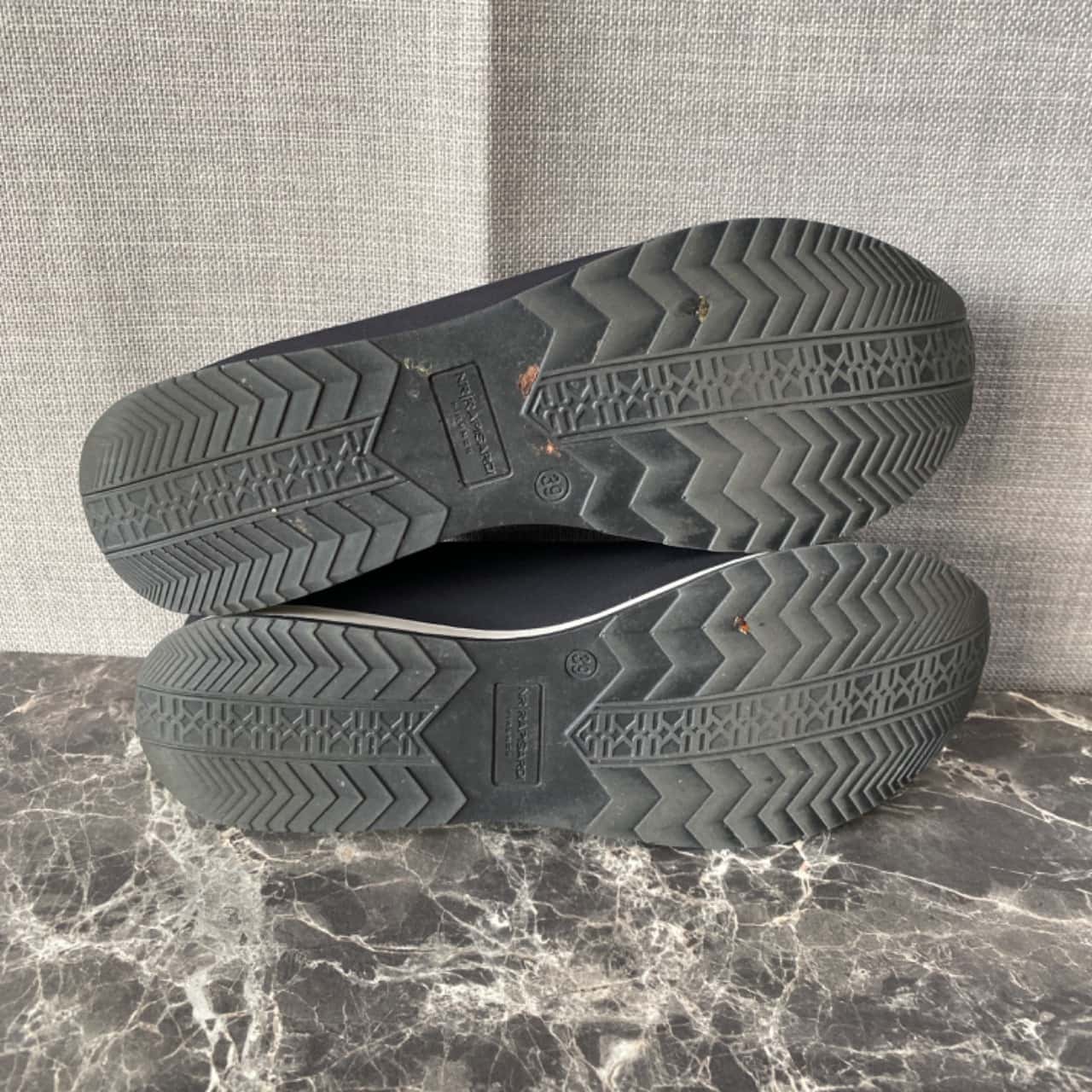 Edward Meller Womens Size 39 Shoes Black / White RRP $275(s)