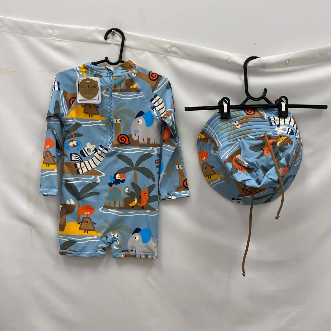 Jack & Milly Kids Swimwear Set Size 3 Blue BNWT(s)