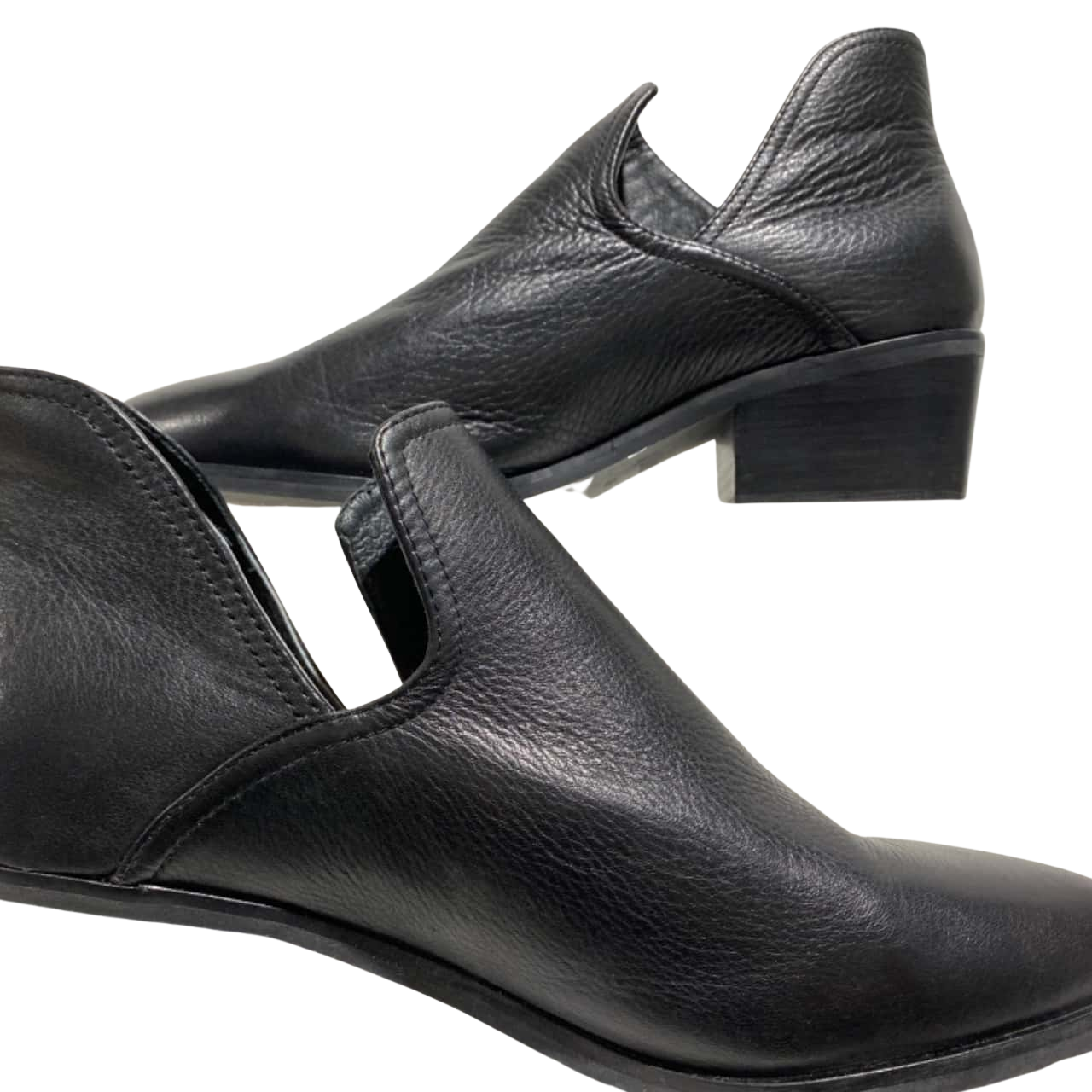 Wittner Womens Size 39 Black leather ankle boots (s)