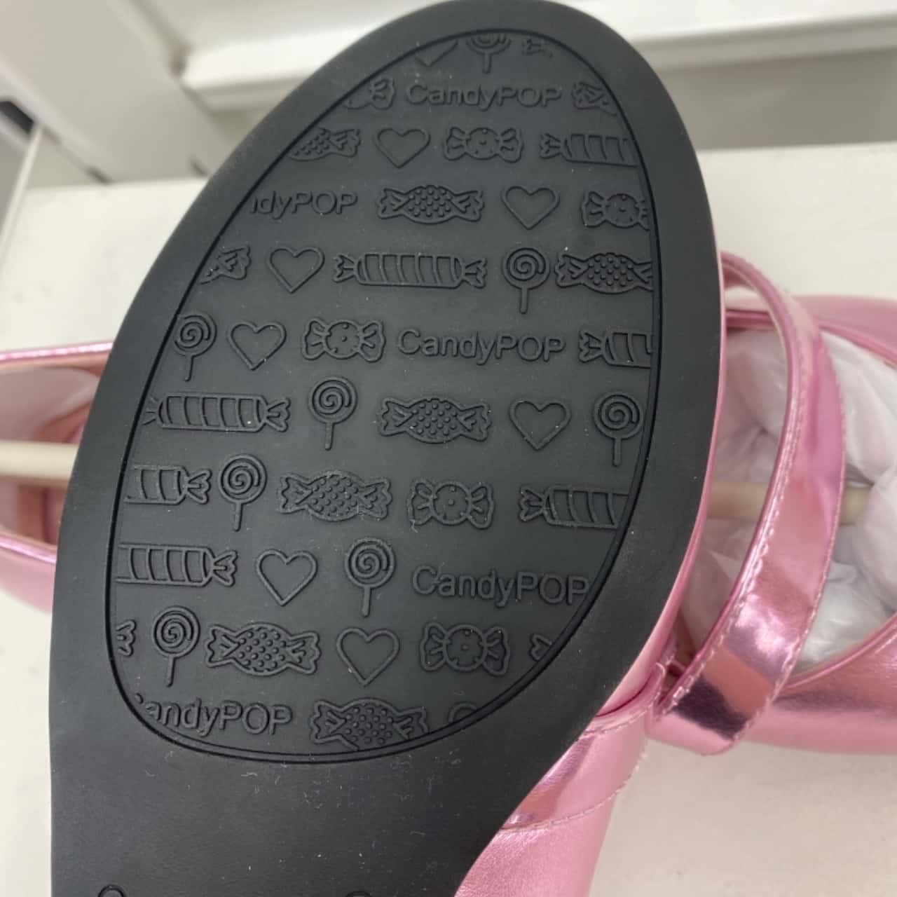 CANDYPOP Womens Size 7 Pink Slip On Shoes (s)