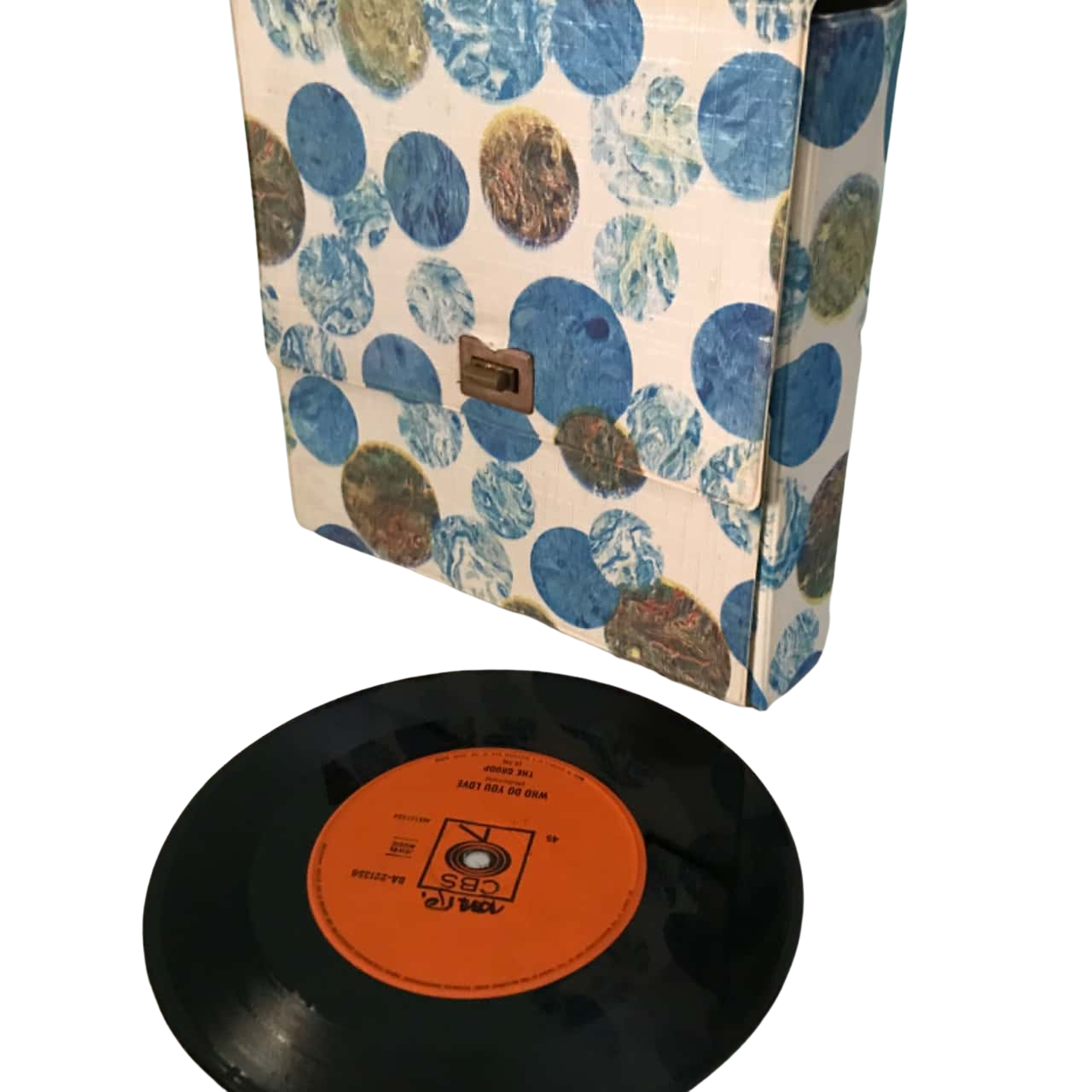 Vintage 7” Vinyl Record Carry Case 60s-70s Holds approx 20 Singles(s)