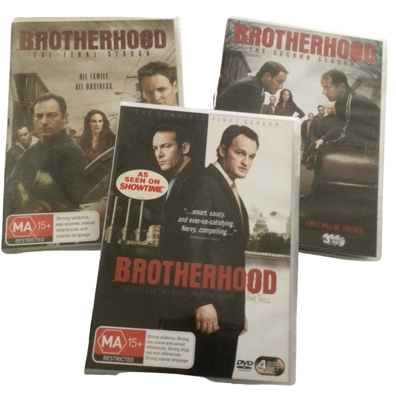 Set 3 DVDs Brotherhood 3 Seasons 9 Discs in Total