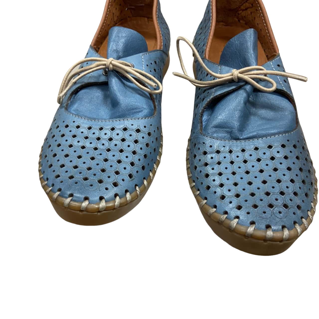 Super soft leather Sala shoes Size 40 Blue (s)