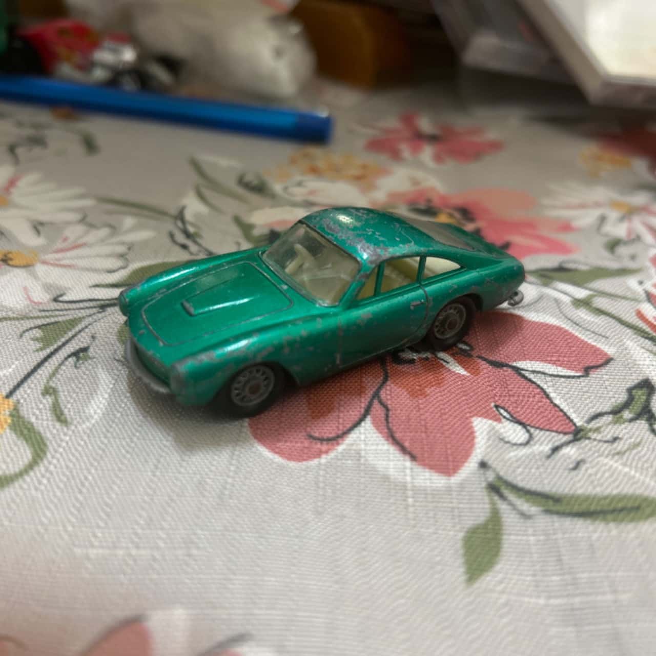 Vintage Matchbox Lesney Ferrari Berlinetta Jade Green (b23)