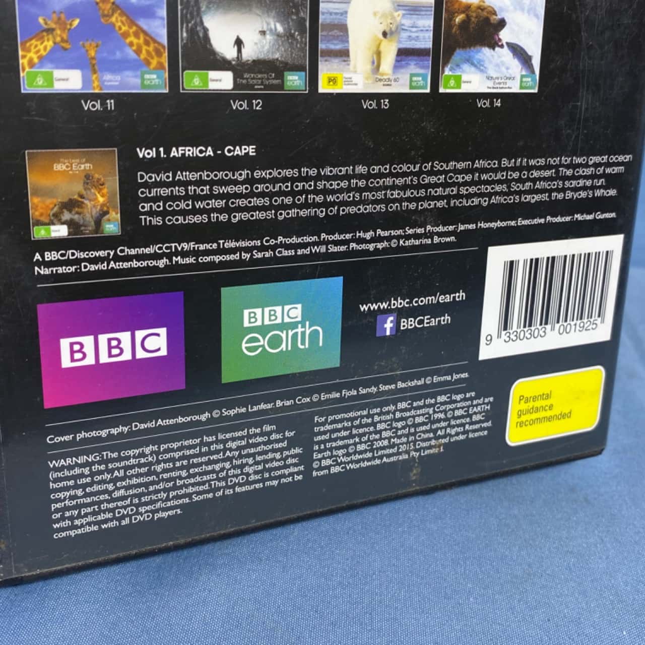 The Best Of BBC Earth David Attenborough 14 DVD Box Set