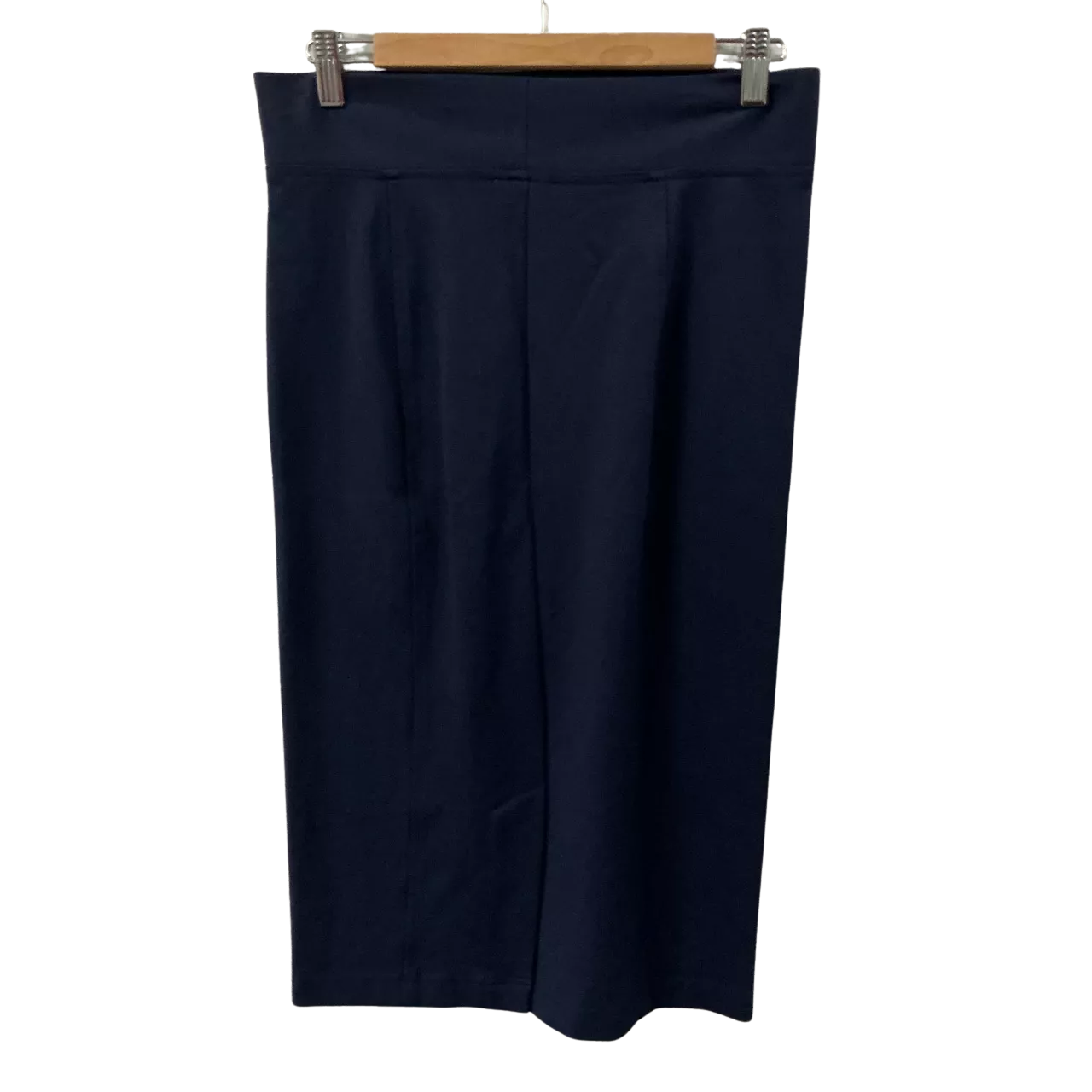 Review Womens Size 10 Midi Skirt Navy Blue - Used Very Good | Salvos Stores