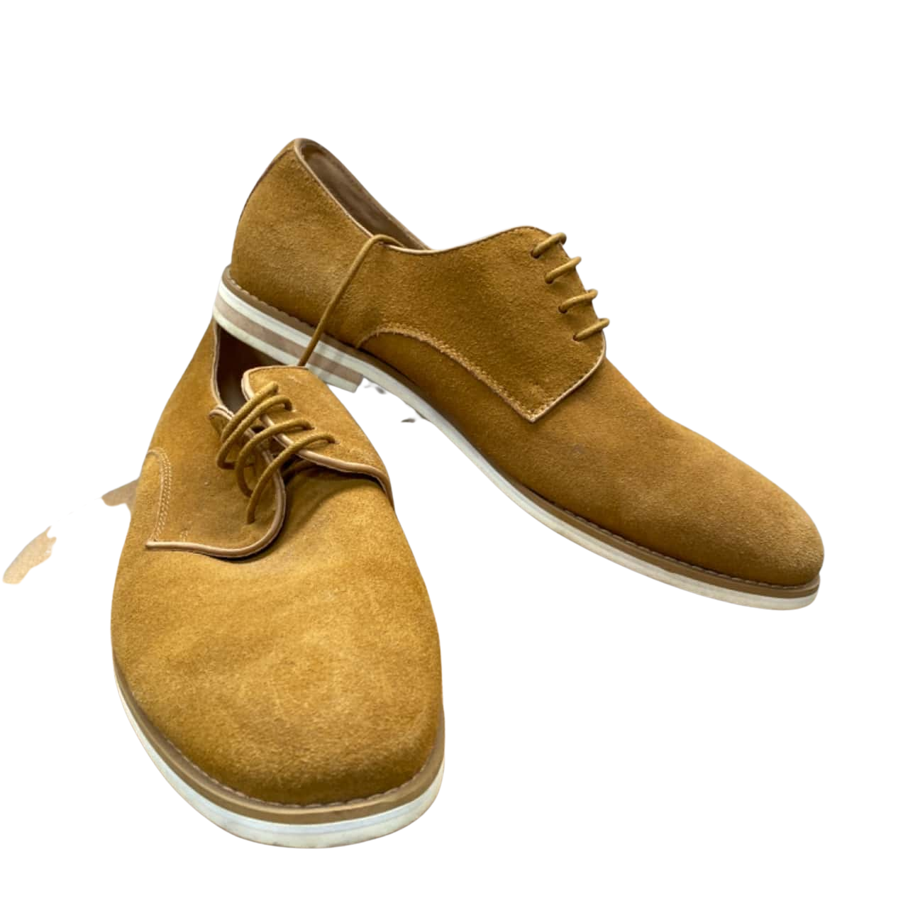 Stray Mens Size 42 Tan Suede Oxford Shoes