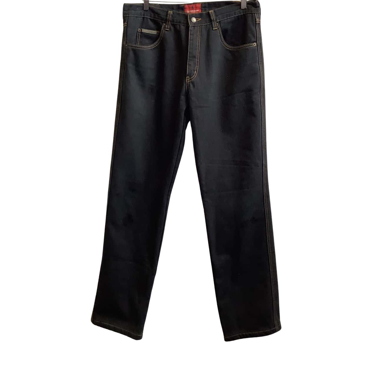 Thomas Cook Mens Label Size 34 Straight Jeans Dark Navy
