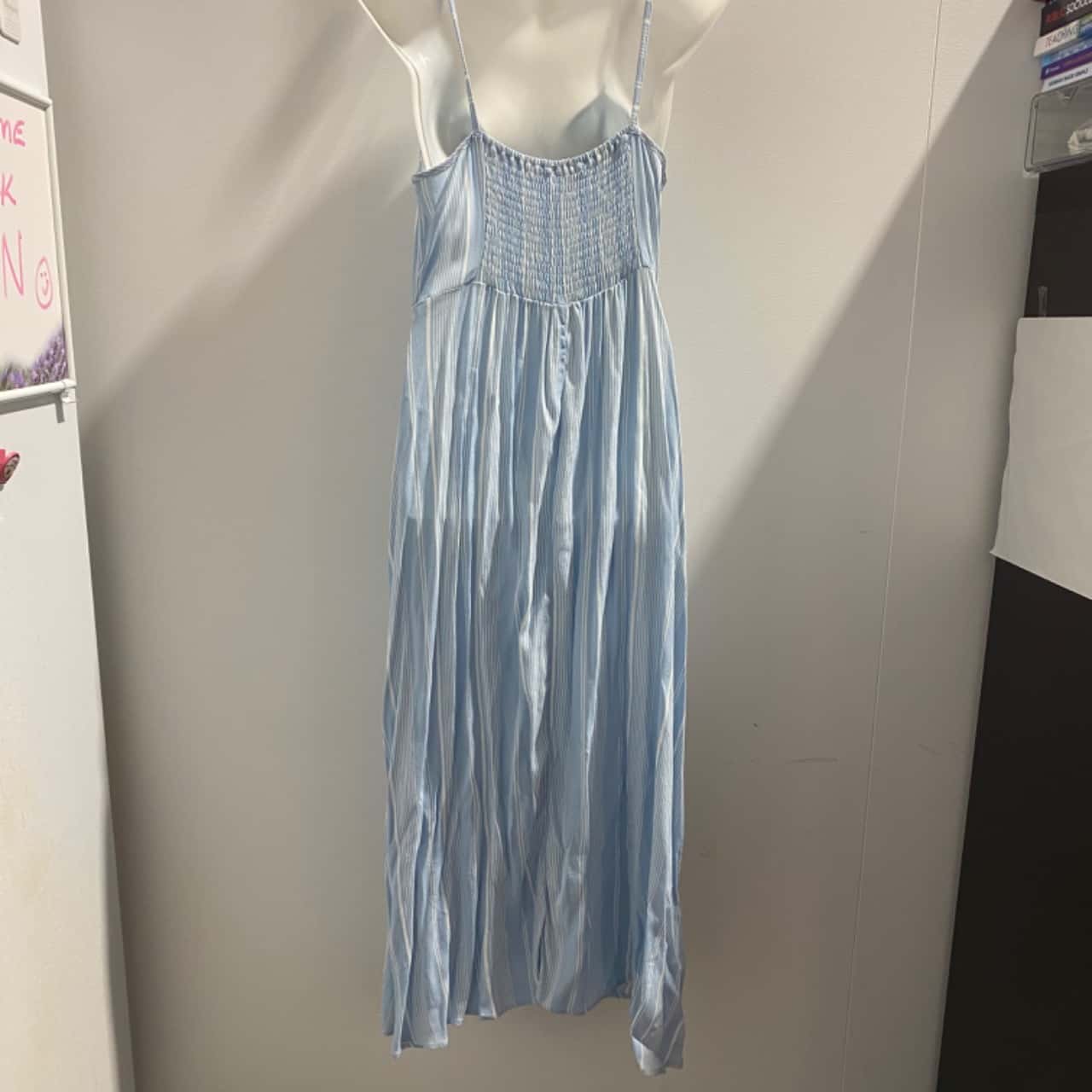 BNWT. Miss Shop. Womens Size 12. Maxi Dress with shoestring straps ...