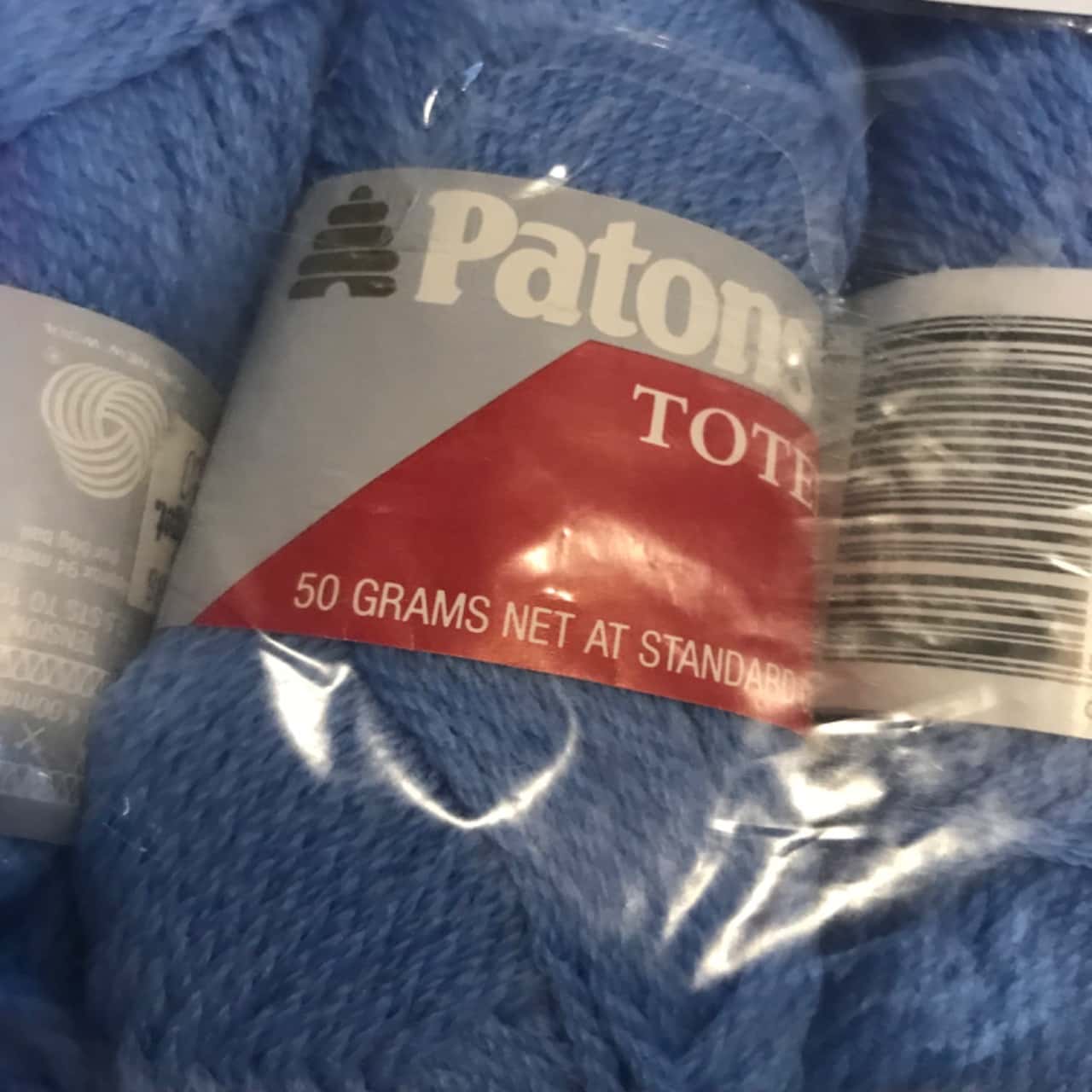 8 x Vintage Patons Totem Pure New Wool NWOT Blue(s)