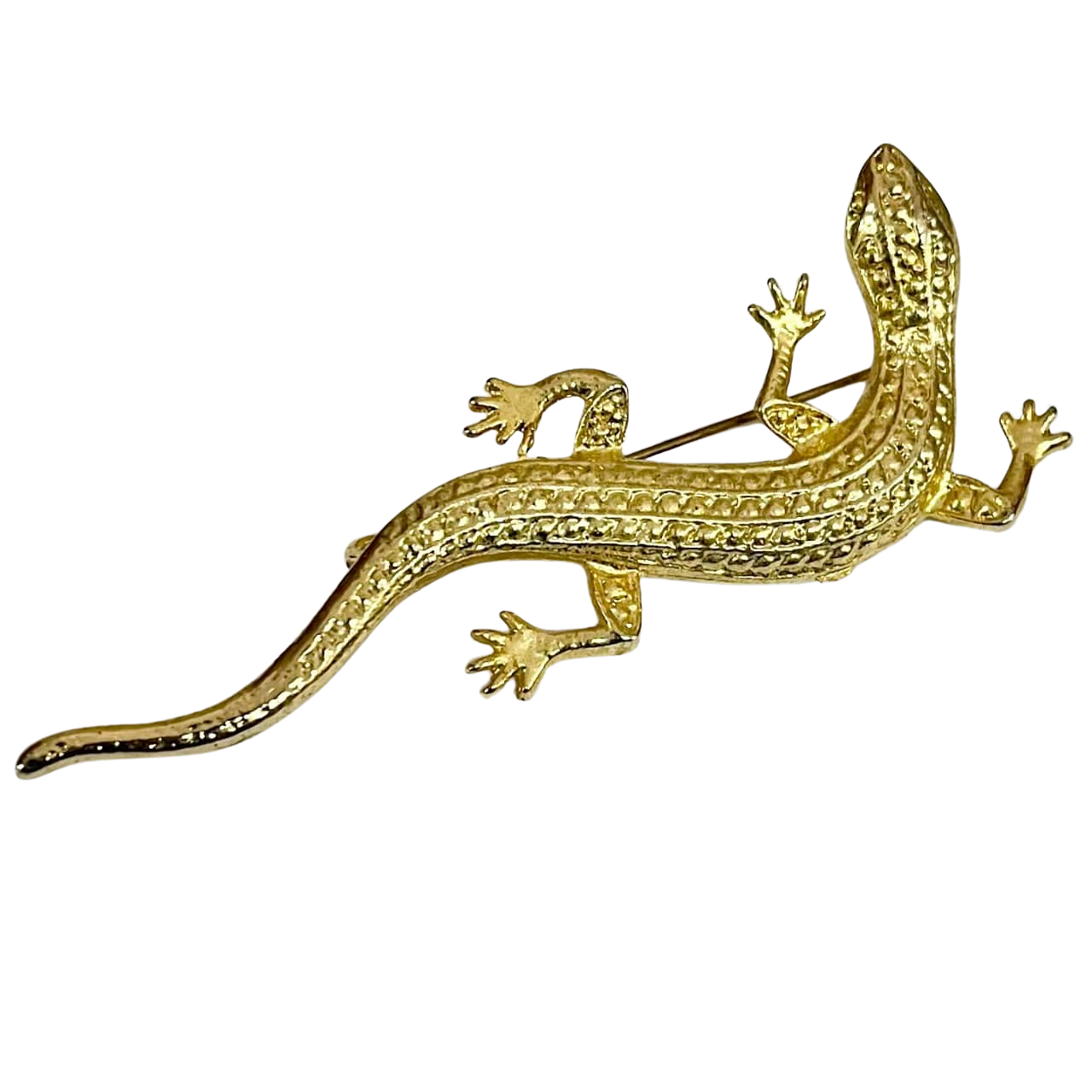 Large Gold Goanna Brooch- just awesome (s)