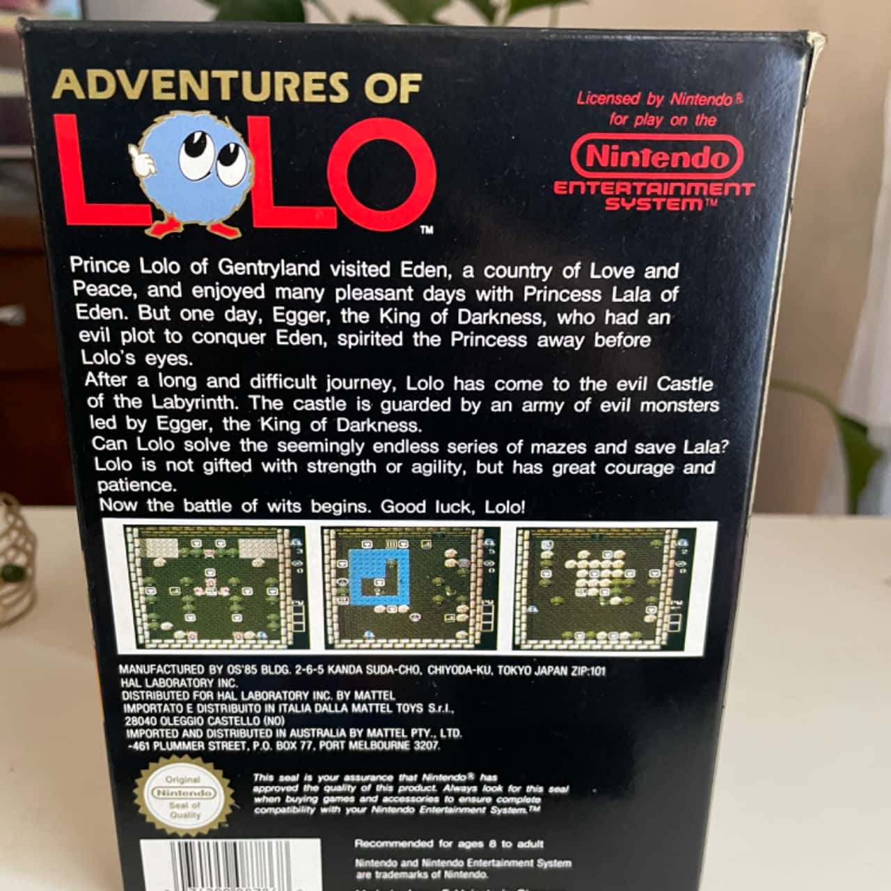 Nintendo NES The Adventures of LOLO game (s)