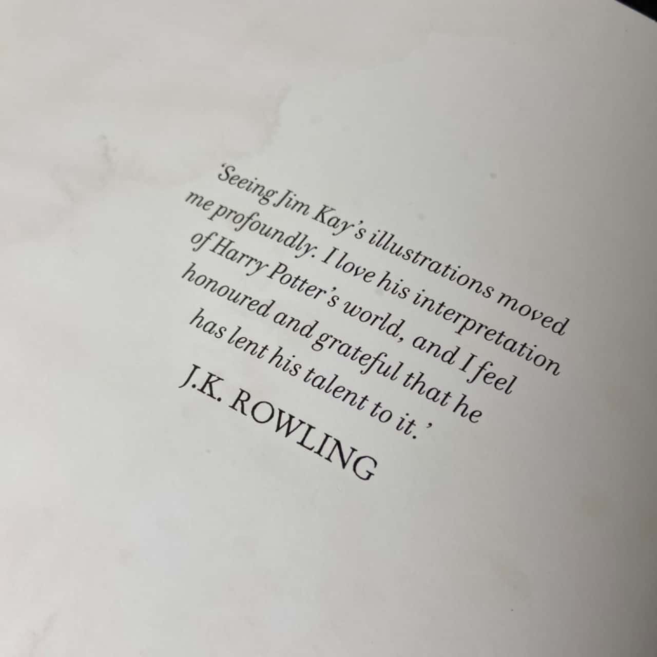 Harry Potter And The Philosopher’s Stone Illustrated By Jim Kay Deluxe ...