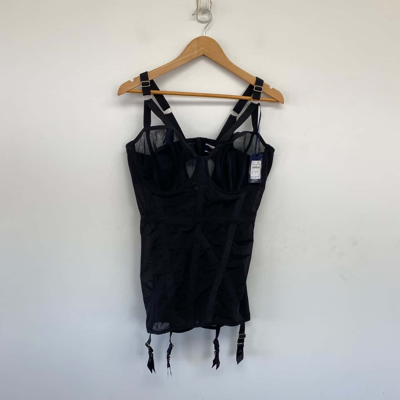 Fox & Royal Black Angelika UW Chemise Size 18(s)