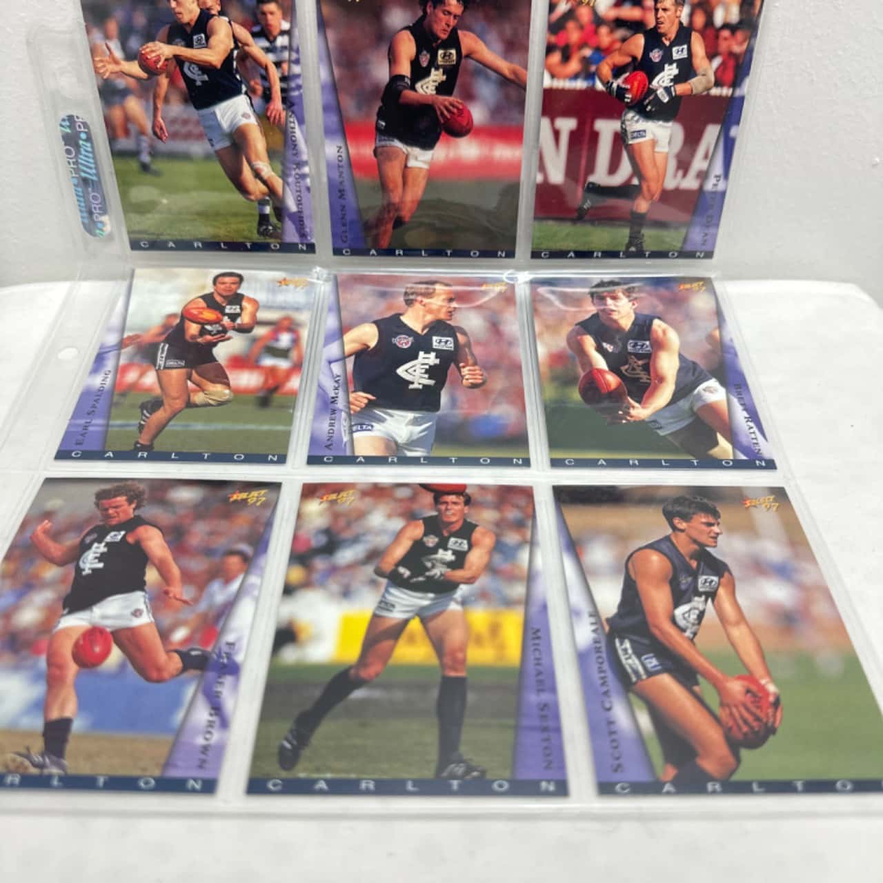 1997 Carlton AFL cards