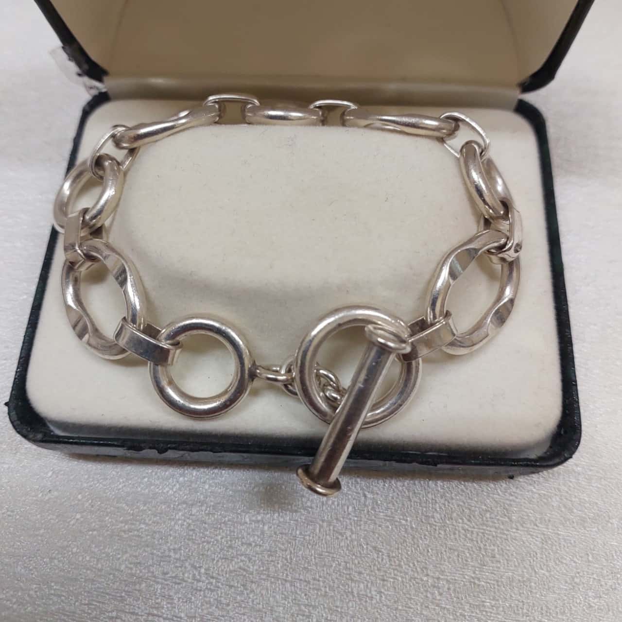 Unisex Chunky Solid Silver 925 Bracelet(s)