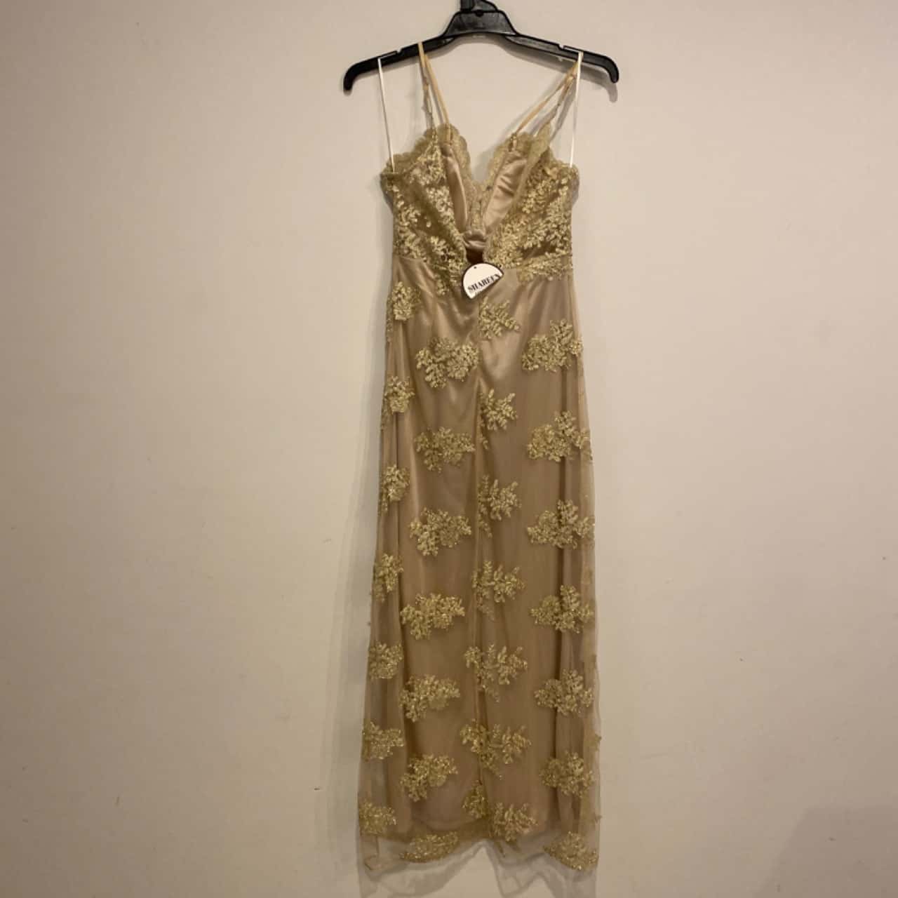 Shareen Size 10 Cocktail Dress Champagne (s)