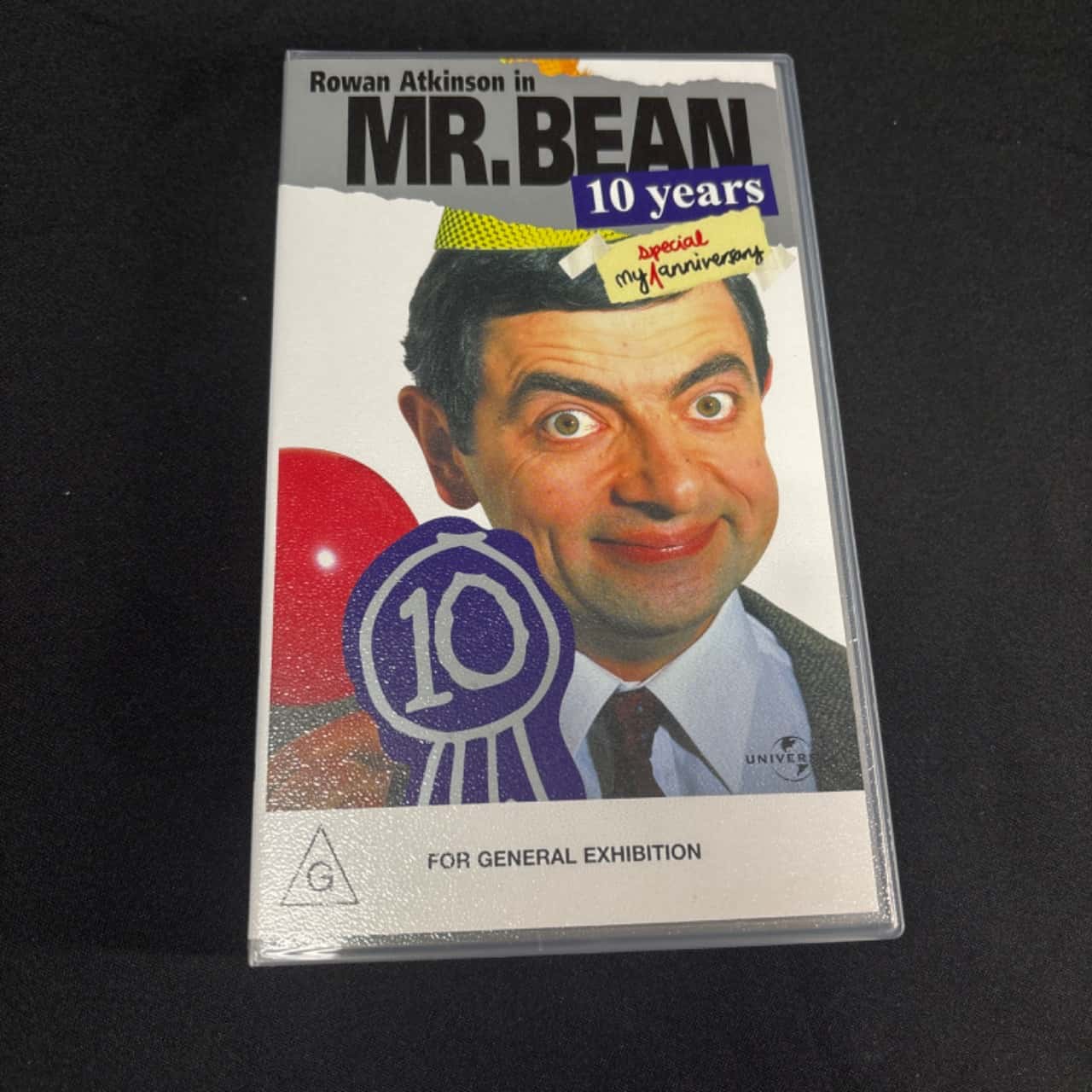 Set of three Rowan Atkinson in Mr Bean 10 years VHS