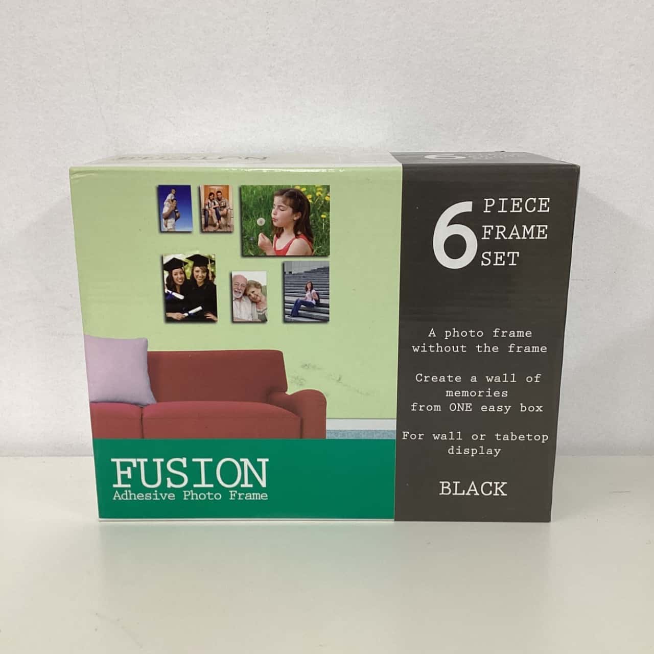 Fusion Adhesive Photo Frame 6 Piece
